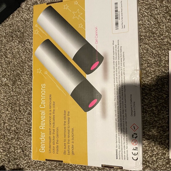 Party Supplies | Baby Girl Gender Reveal Cannons | Poshmark